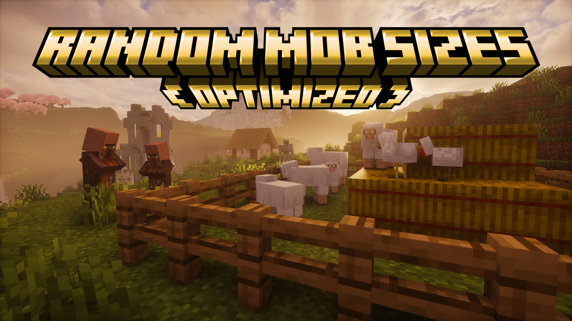 Random Mob Sizes — скачать мод на Майнкрафт