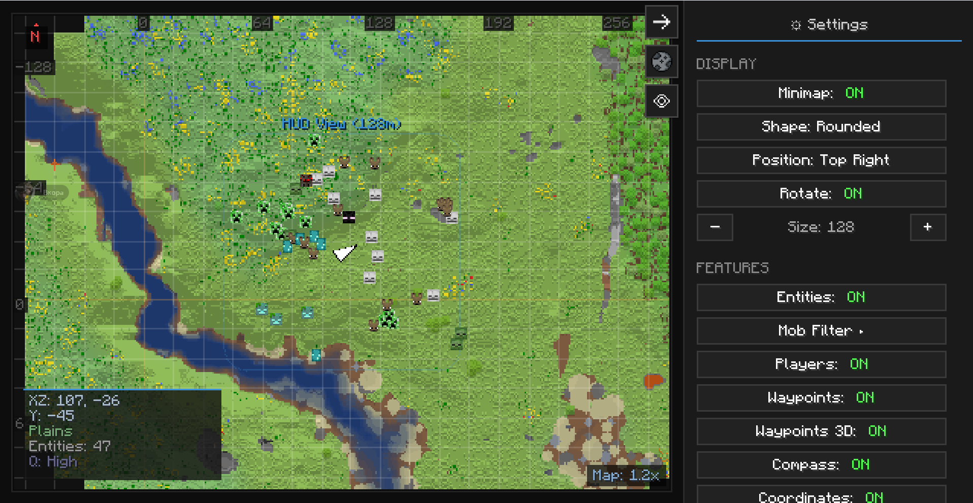 Simple World Map — скачать мод на Майнкрафт
