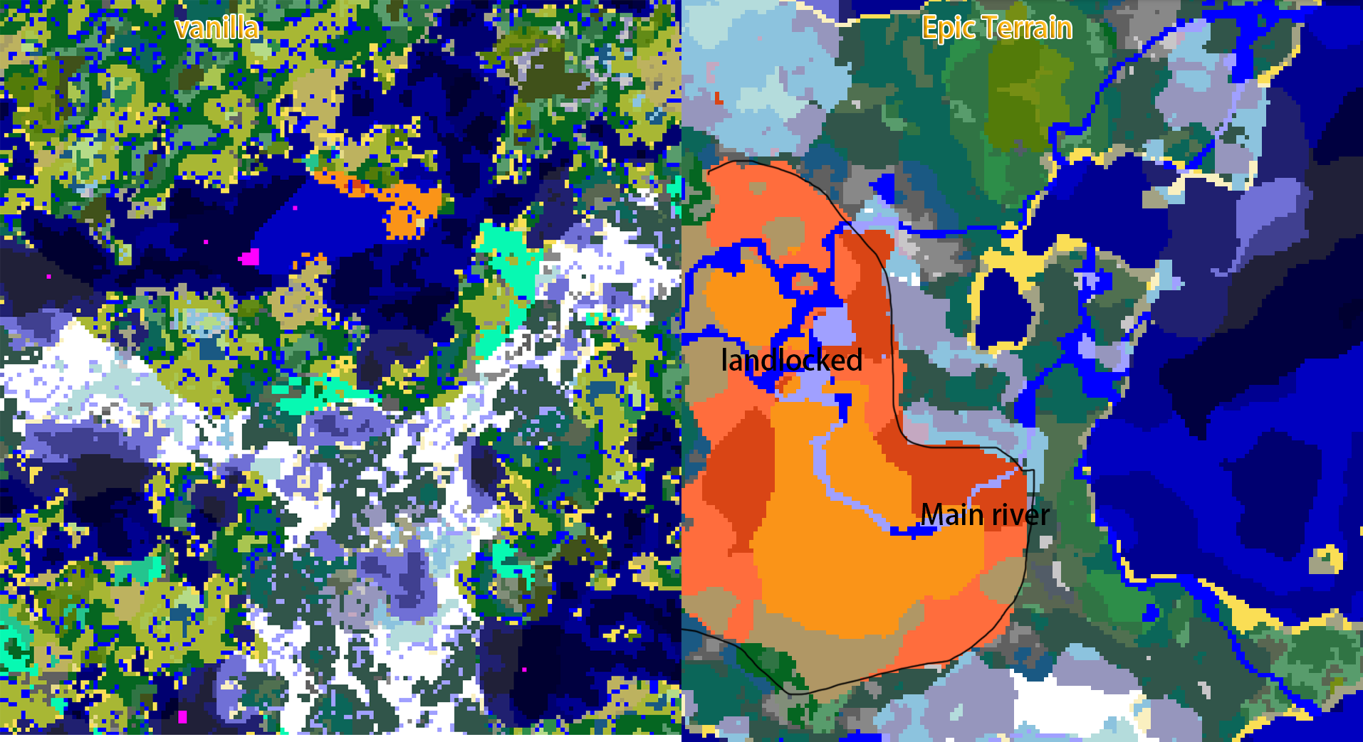 Epic Terrain — скачать мод на Майнкрафт