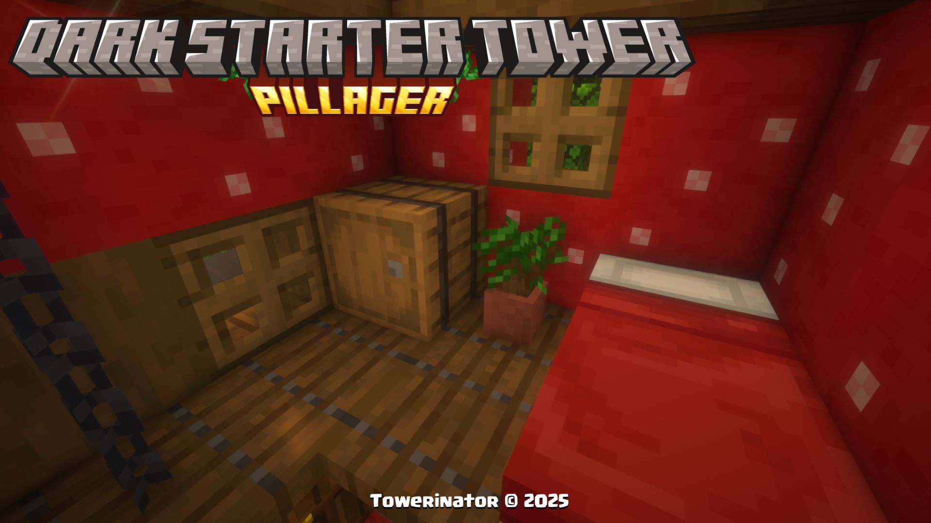 Dark Starter Pillager Tower — скачать мод на Майнкрафт 1.20.4