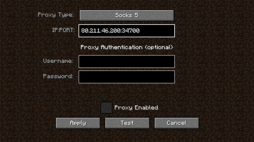 Proxy Server — скачать мод на Майнкрафт 1.21.4