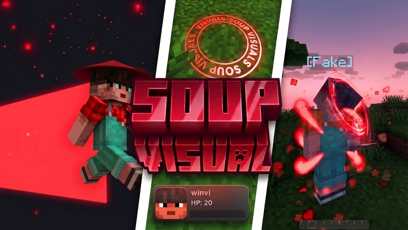 Soup Visual (PvP Visual) — скачать мод на Майнкрафт