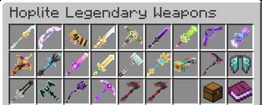 vred's Hoplite Weapons Datapack — скачать мод на Майнкрафт 1.21