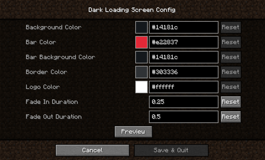 Dark Loading Screen Neoforge — скачать мод на Майнкрафт
