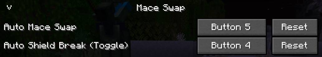 Auto Mace Swap — скачать мод на Майнкрафт