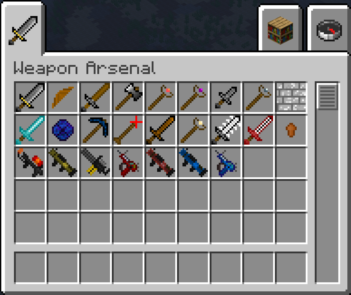 Weapons Arsenal — скачать мод на Майнкрафт