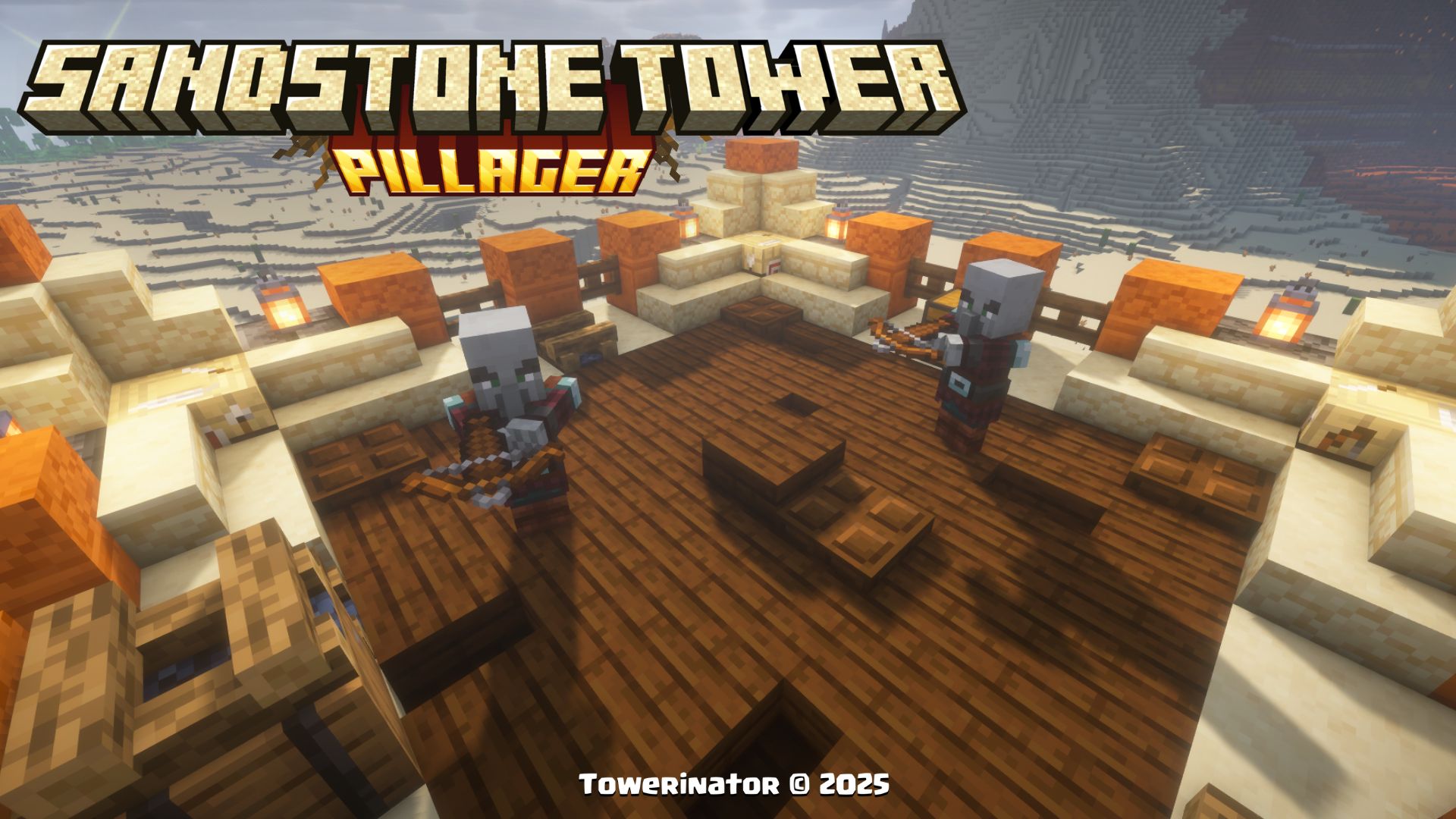 Sandstone Pillager Tower — скачать мод на Майнкрафт (cтр. 2)