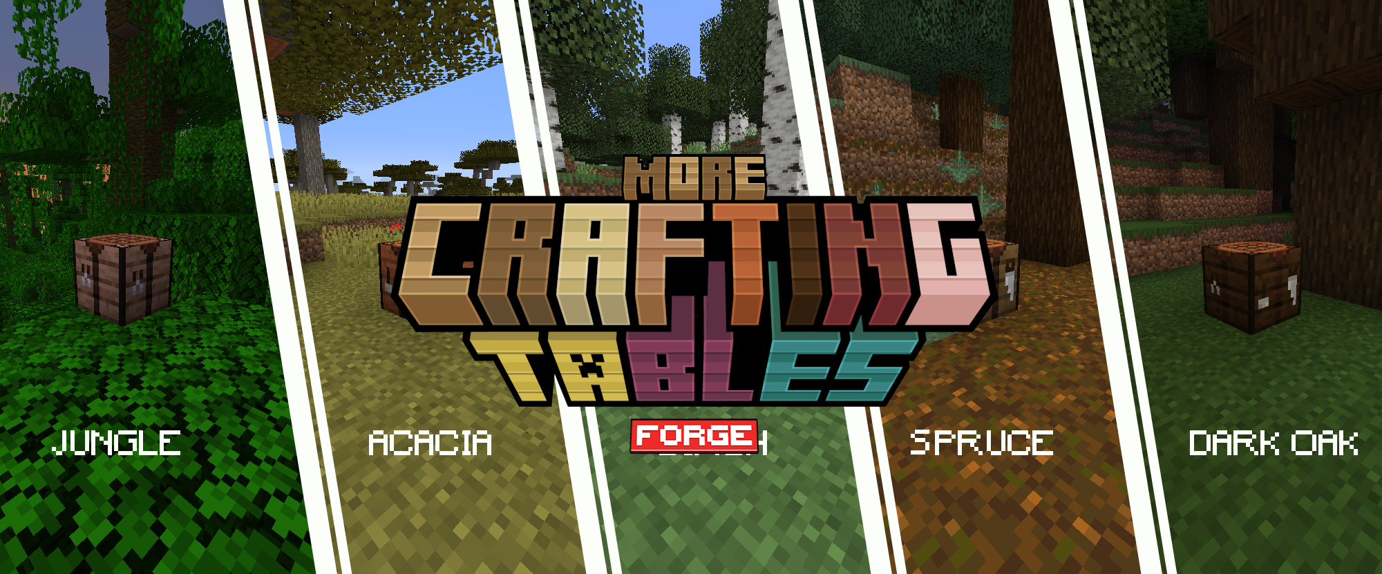More Crafting Tables! — скачать мод на Майнкрафт
