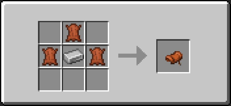 Saddle Crafting Recipe — скачать мод на Майнкрафт 1.20.4